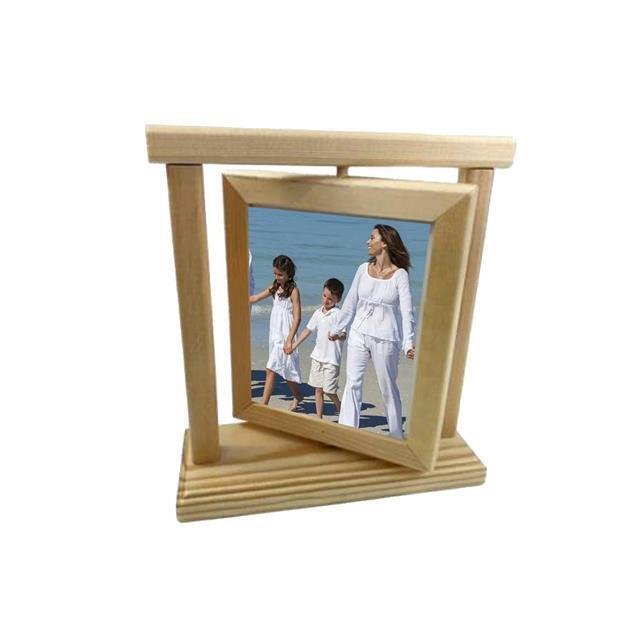 Bamboo Rotating Photo Frame - Printmax