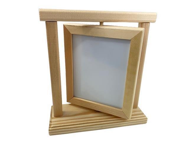 Bamboo Rotating Photo Frame - Printmax